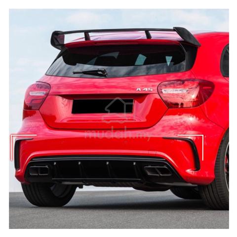 A Class W176 Amg A45 Rear Bumper Canard Bodykit - Car Accessories ...