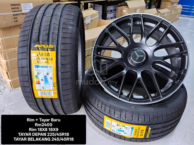 Mercedes W206 W205 W204 18 inch Rim Tayar Baru T6 - Car Accessories ...