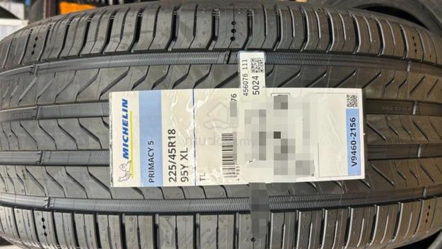225 45 18 MICHELIN PRIMACY 5 TAYAR Tyre New 2025 - Car Accessories & Parts for sale in Shah Alam ...