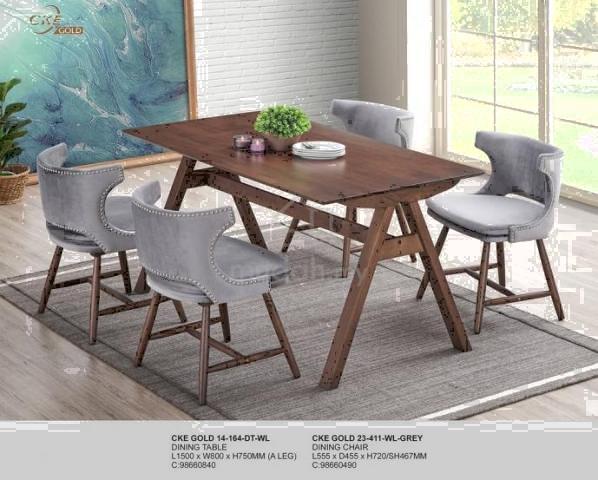 1+4 Wooden Dining Set (14-164DT/23-411WT )9/5 - Furniture & Decoration for sale in Keramat ...