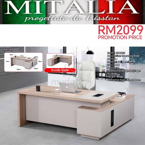 Meja Director Modern Design Berkualiti | Office - Furniture ...