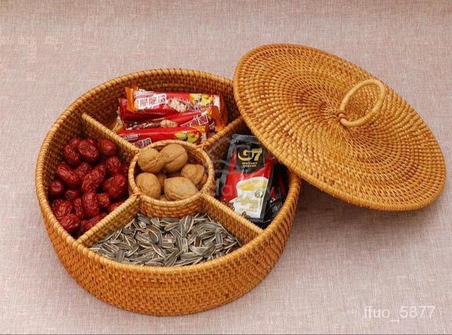 Round Rattan Basket Box - Furniture & Decoration for sale in Jalan Ipoh ...