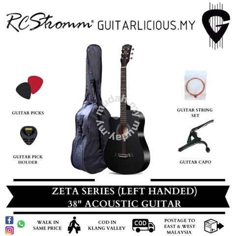 ZETA (Left Handed) Series 38” Acoustic Guitar - Music Instruments for ...