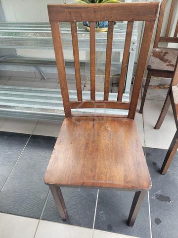 Kerusi kayu getah utk diletgo - Furniture & Decoration for sale in ...
