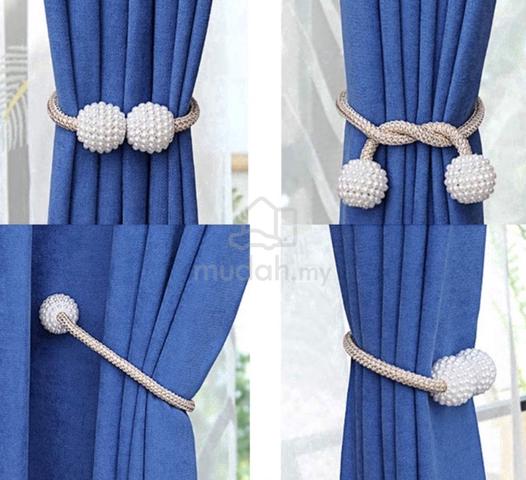 Pengikat Kain Langsir Magnet Bercorak Pearl - Home Appliances & Kitchen ...