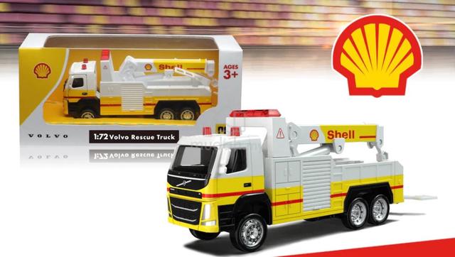 1:72 Volvo Shell Rescue Tow Truck Diecast Model - Hobby & Collectibles ...