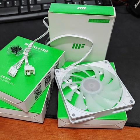 PC Fan Desktop CPU Fan 9cm White PC Fan - Computers & Accessories for ...