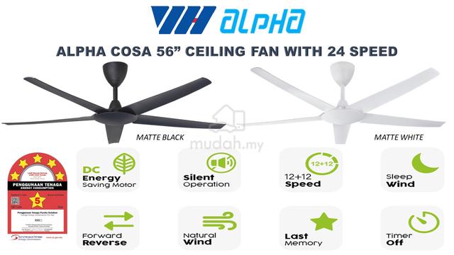Alpha 24 Speed Remote Control Ceiling Fan - Home Appliances & Kitchen for sale in Sentul, Kuala ...
