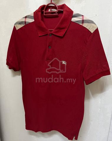 Authentic Burberry red turkey shirt - Clothes for sale in Johor Bahru ...