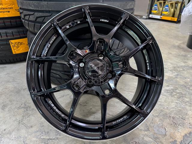 Sport rim baru 15 Rays G025 flow form axia bezza g - Car Accessories ...