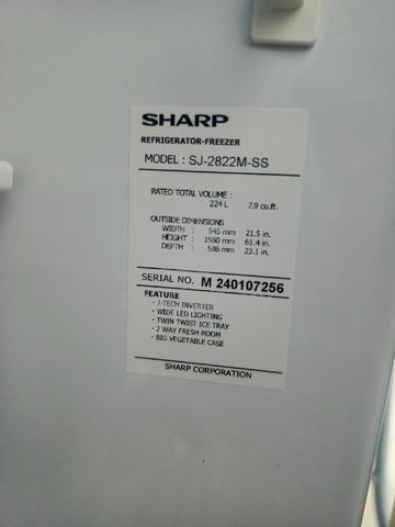 Peti Ais Sharp 2 Pintu J-tech inverter - Home Appliances & Kitchen for sale in Sungai Petani, Kedah