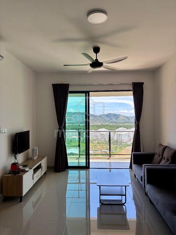 Service Residence for Rent, 3 Bedroom, 1152 sq.ft, Elemen Utara KK ...