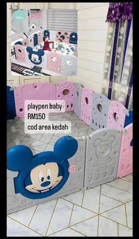 Foldabel Playpen mickey mouse ( Disney ) - Moms & Kids for sale in ...