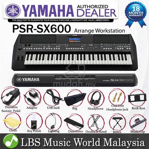 Yamaha PSR-SX600 61 Key Arranger Workstation - Music Instruments for ...