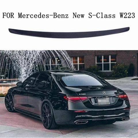Benz W223 S Class AMG Spoiler Bodykit Glossy Black - Car Accessories ...