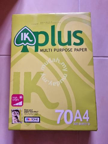 IK Plus A4 paper - 500 sheets - Others for sale in Wangsa Maju, Kuala ...