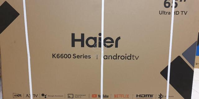 HAIER 65 ANDROID UHD 4K LED TV K6600 (1 year wrnty - TV/Audio/Video for ...