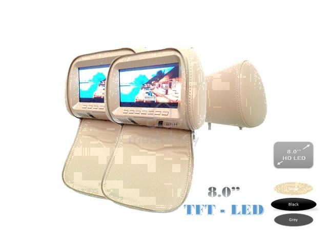 8'' TFT-LED HEADREST MONITOR Head rest Pillow - Car Accessories & Parts ...