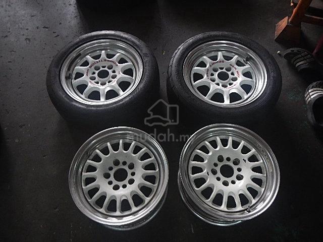 Sprint hart 15x7J+35 & +37 5H114.3 Rims Ek9 Dc2 Eg - Car Accessories ...