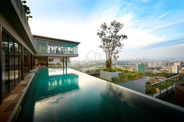 Service Residence for Sale, 3 Bedroom, 1025 sq.ft, The Leafz, Sungai ...