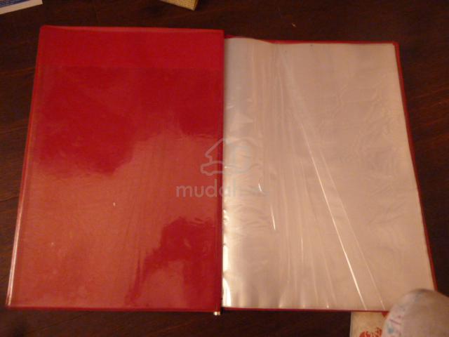 紅色 F4 膠套 file red F4 plastic pockets file - Others for sale in Puchong ...