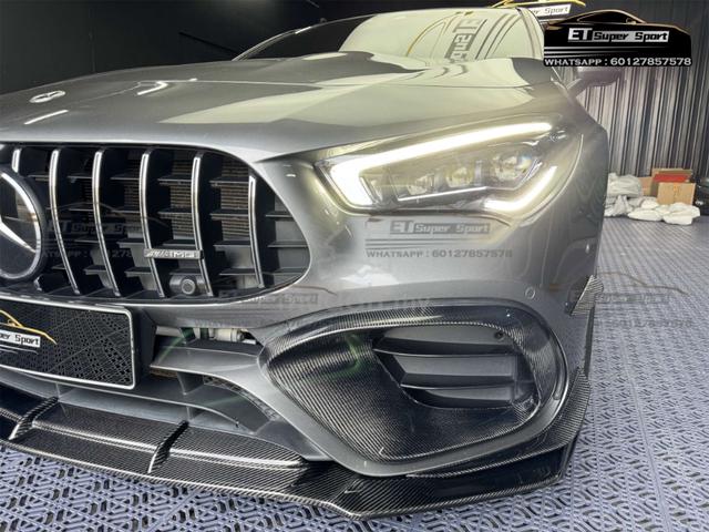 Mercedes W118 CLA 45s Front Bumper Carbon Canards - Car Accessories ...