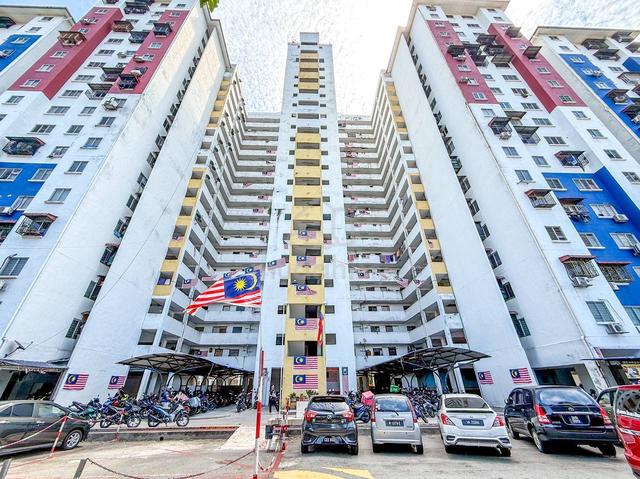Flat for Sale, 3 Bedroom, 650 sq.ft, PPR Pantai Ria, Pantai, Kuala ...