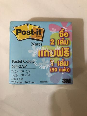 3M Post-it Notes 654-2AP Paster Color (150pcs) - Others for sale in ...