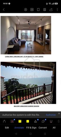 Condominium for Rent, 2 Bedroom, 1050 sq.ft, Kuantan Tembeling Resort ...