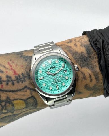 Custom Seiko Mod 39mm Tiffany Ripple Wave Prospex - Watches & Fashion ...
