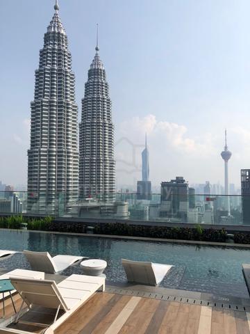 Service Residence for Rent, 1 Bedroom, 680 sq.ft, Star Residences, KLCC ...