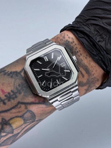 Custom Seiko Mod 44mm No Logo Black Cubitus Automa - Watches & Fashion ...