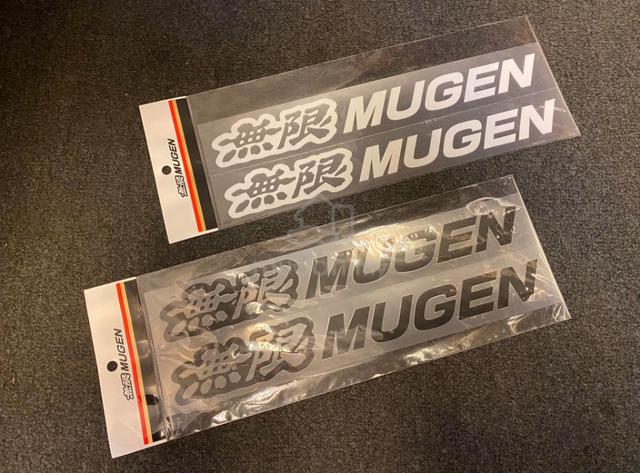Mugen Sticker White Black FK8 GK5 FD2 FL5 JF3 FE - Car Accessories ...