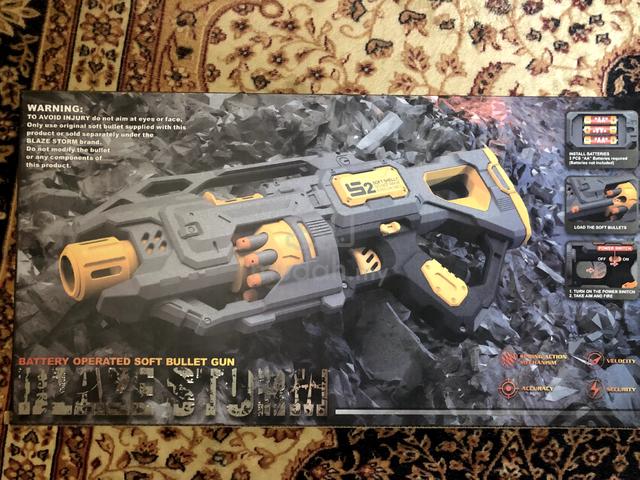 Auto Machine Gun Soft Bullet - Moms & Kids for sale in Subang Bestari ...