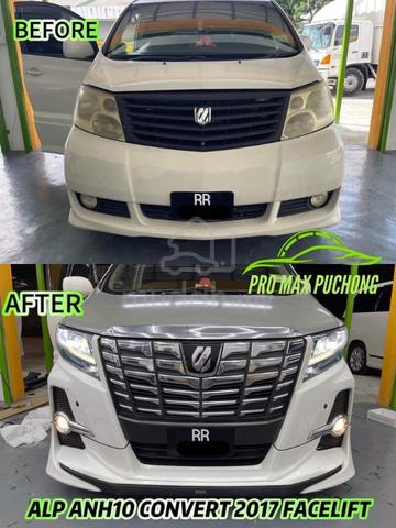 Alphard Anh10 Convert Alphard 2017 Front Set - Car Accessories & Parts ...