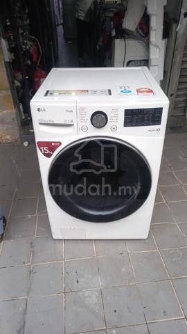 LG DD Inverter Hot Washing Machine Washer 15kg - Home Appliances & Kitchen for sale in Subang ...