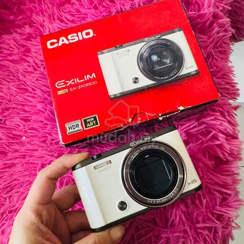CCD Casio Exilim Zr3500 White Flip Camera - Cameras & Photography for ...