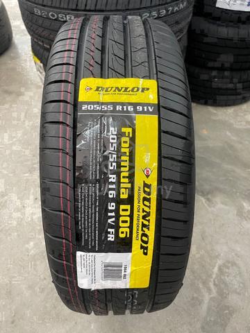 Tayar dunlop formula d06 205/55/16 2025 year offer - Car Accessories ...
