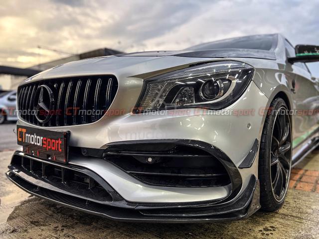 Mercedes W176 W117 AMG RKP Style Front Lip Carbon - Car Accessories ...