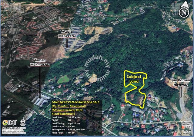 Agricultural Land for Sale, 10.88 Acre(s), Kota Kinabalu, Sabah ...