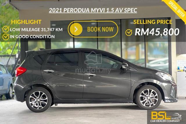 2021 Perodua MYVI 1.5 AV (A) low mileage 31k km - Cars for sale in ...