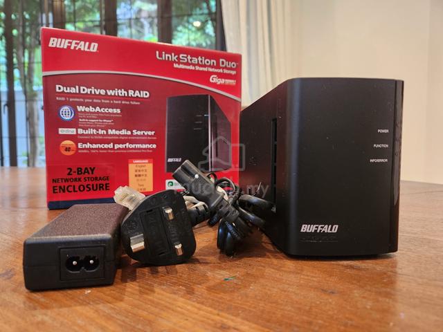 Buffalo Linkstation Duo NAS 2x Blue 1TB WD HDD - Computers ...