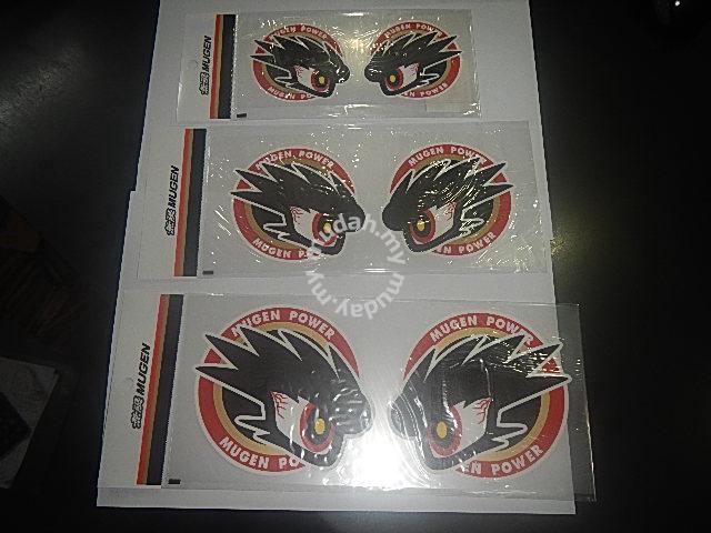 Mugen Commander Eye Sticker Ek9 Dc2 Eg6 Fk8 Gk5 FL - Car Accessories ...