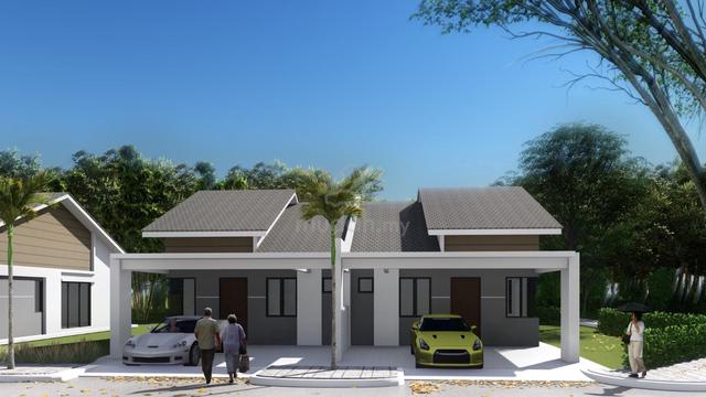 New Semi-Detached House for Sale, 3 Bedroom, 2231 sq.ft, Bagan Serai ...