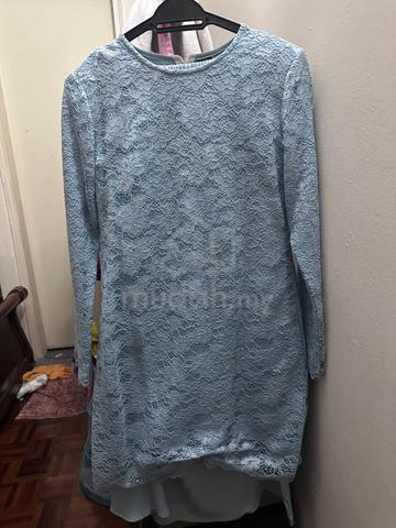 Baju Kurung Biru Pastel Lace Size M - Clothes for sale in Damansara ...