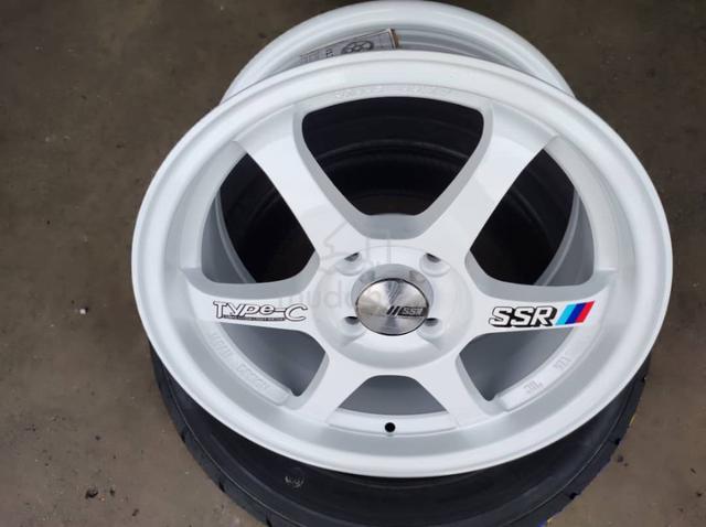 SSR TYPE-C 15inc WHITE BEZZA MYVI VIOS JAZZ CITY - Car Accessories ...