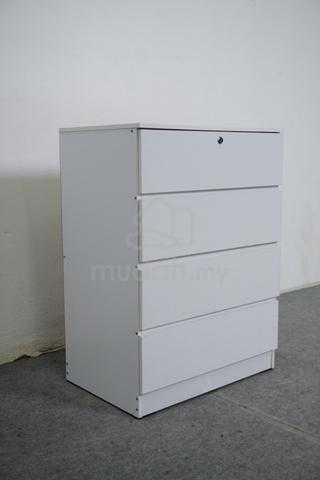 Drawer 4 layers (white) - Furniture & Decoration for sale in Sungai ...