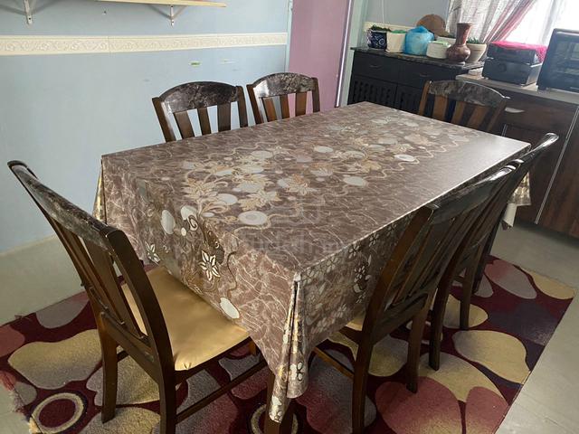 Meja Makan 6 Kerusi - Furniture & Decoration for sale in Patau-Patau 2 ...