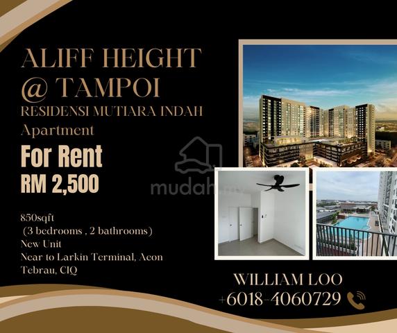 Service Residence for Rent, 3 Bedroom, 850 sq.ft, Aliff Heights ...