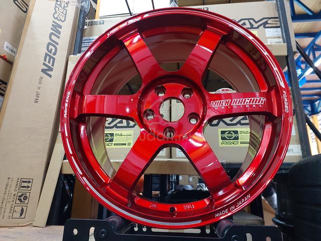 Rim baru 18 VOLK TE37 S-PLUS CANDY RED CIVIC GOLF - Car Accessories ...